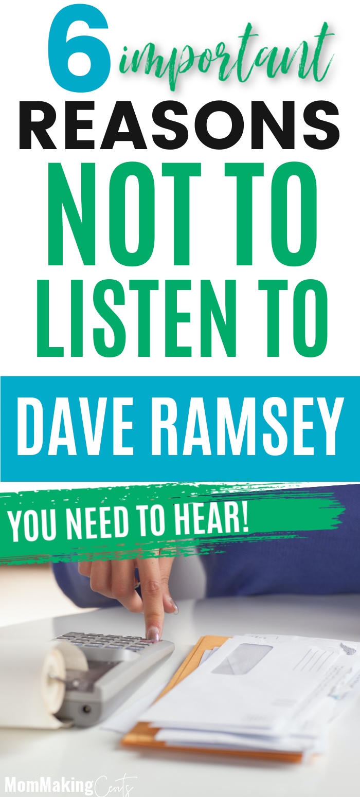 This Is Why You Shouldn t Follow Dave Ramsey s Advice Mom Making Cents This Is Why You Shouldn t Follow Dave Ramsey s Advice Mom Making Cents